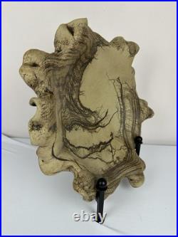 Vintage Studio Pottery Horsehair Raku Art Bowl Freeform Sculptural ...
