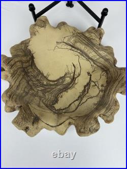 Vintage Studio Pottery Horsehair Raku Art Bowl Freeform Sculptural ...