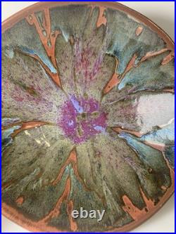 Vtg. Studio Earthenware Signed Potters Brown Candy Wrap Pottery ...