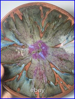 Vtg. Studio Earthenware Signed Potters Brown Candy Wrap Pottery ...