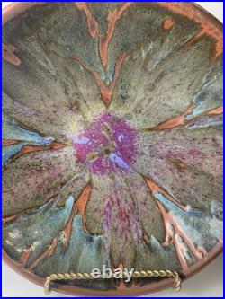 Vtg. Studio Earthenware Signed Potters Brown Candy Wrap Pottery ...